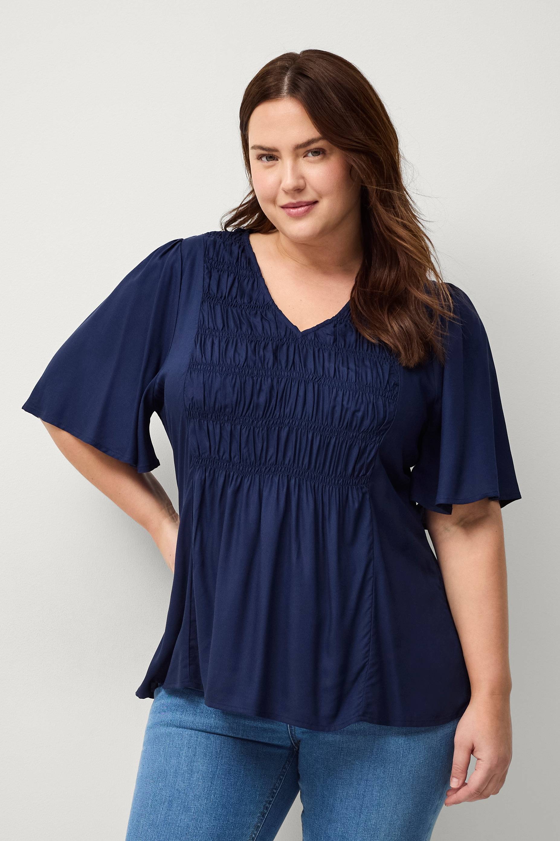 Ellos Bluse Astrid - Blå - Bluser | Ellos.no