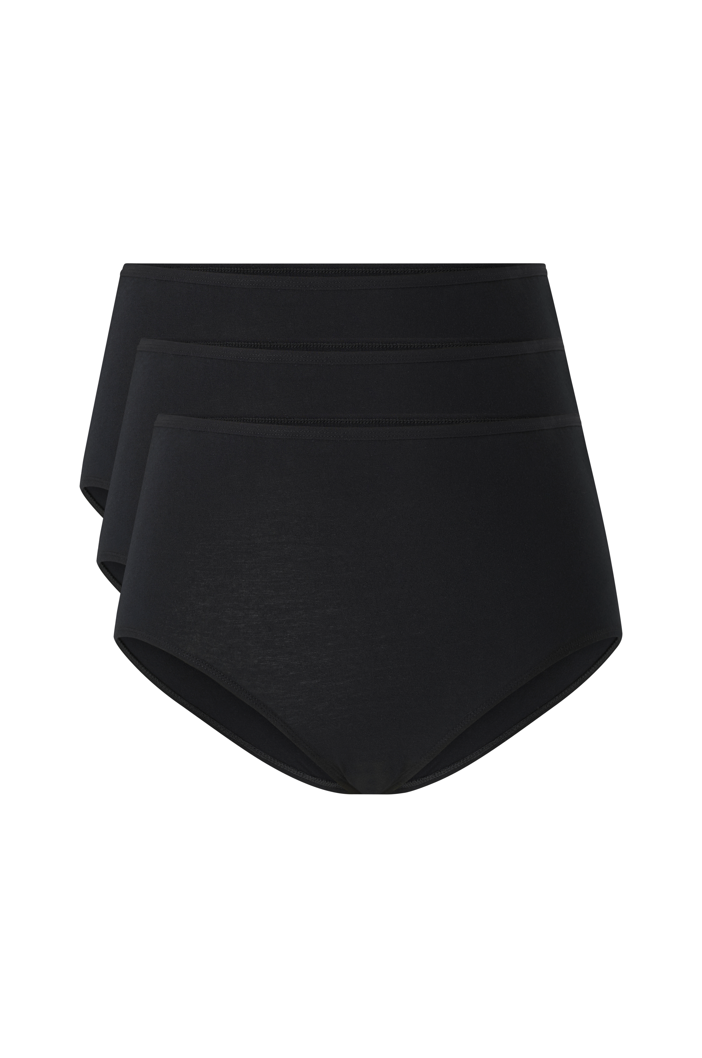 Ellos Maxitrosor med hög midja 3-pack - Svart - Maxitrosor | Ellos.se