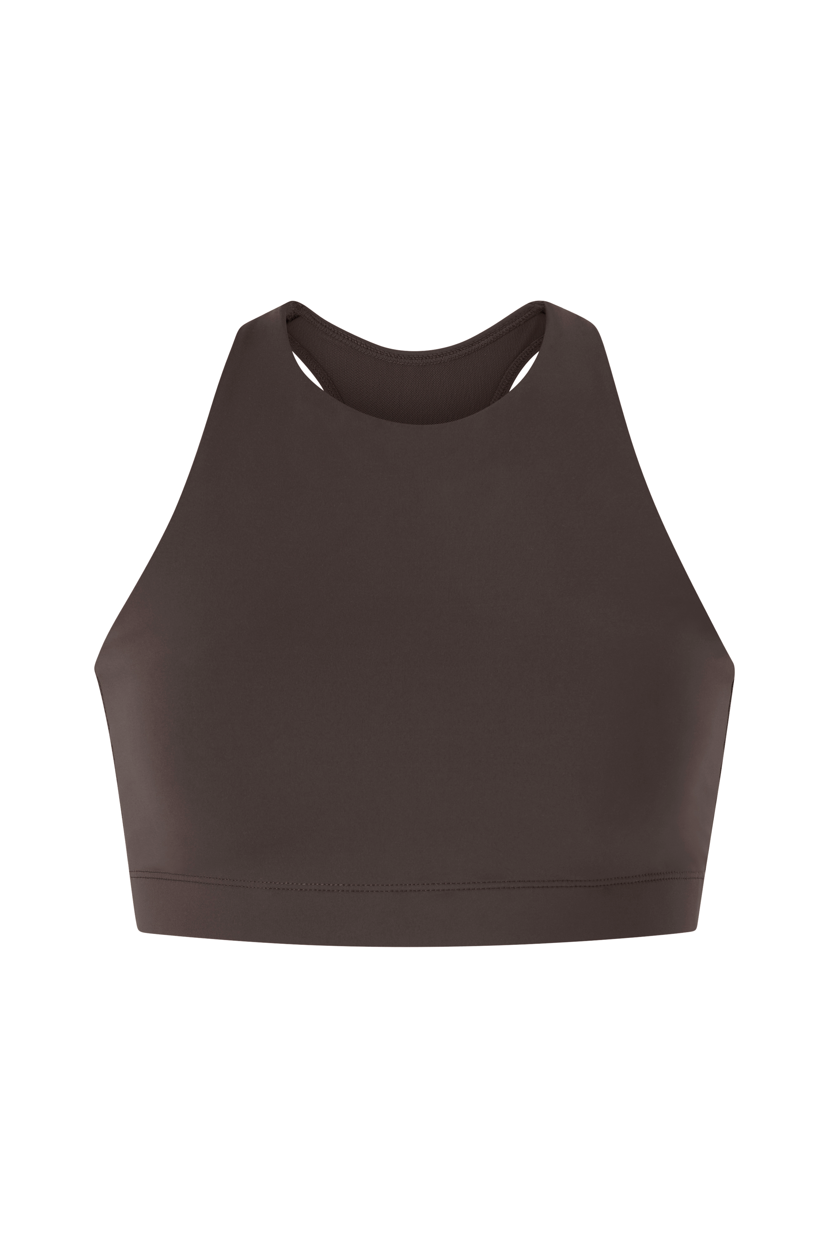 Ellos Sport-bh Studio Bra High Neck Core - Brun - Sport-bh | Ellos.se