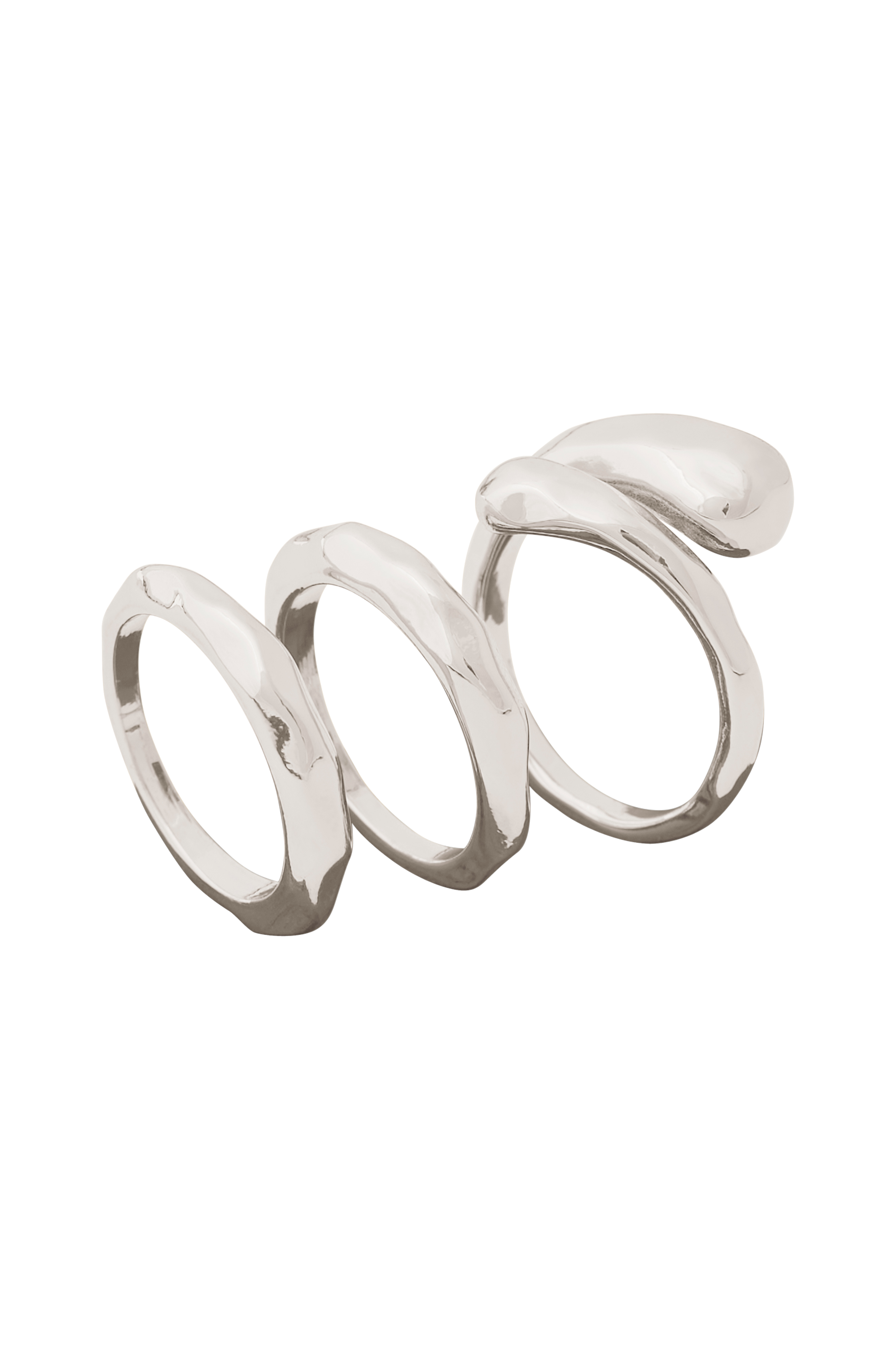 Ellos Ringar Hanna 3-pack - Silver - Ringar | Ellos.se
