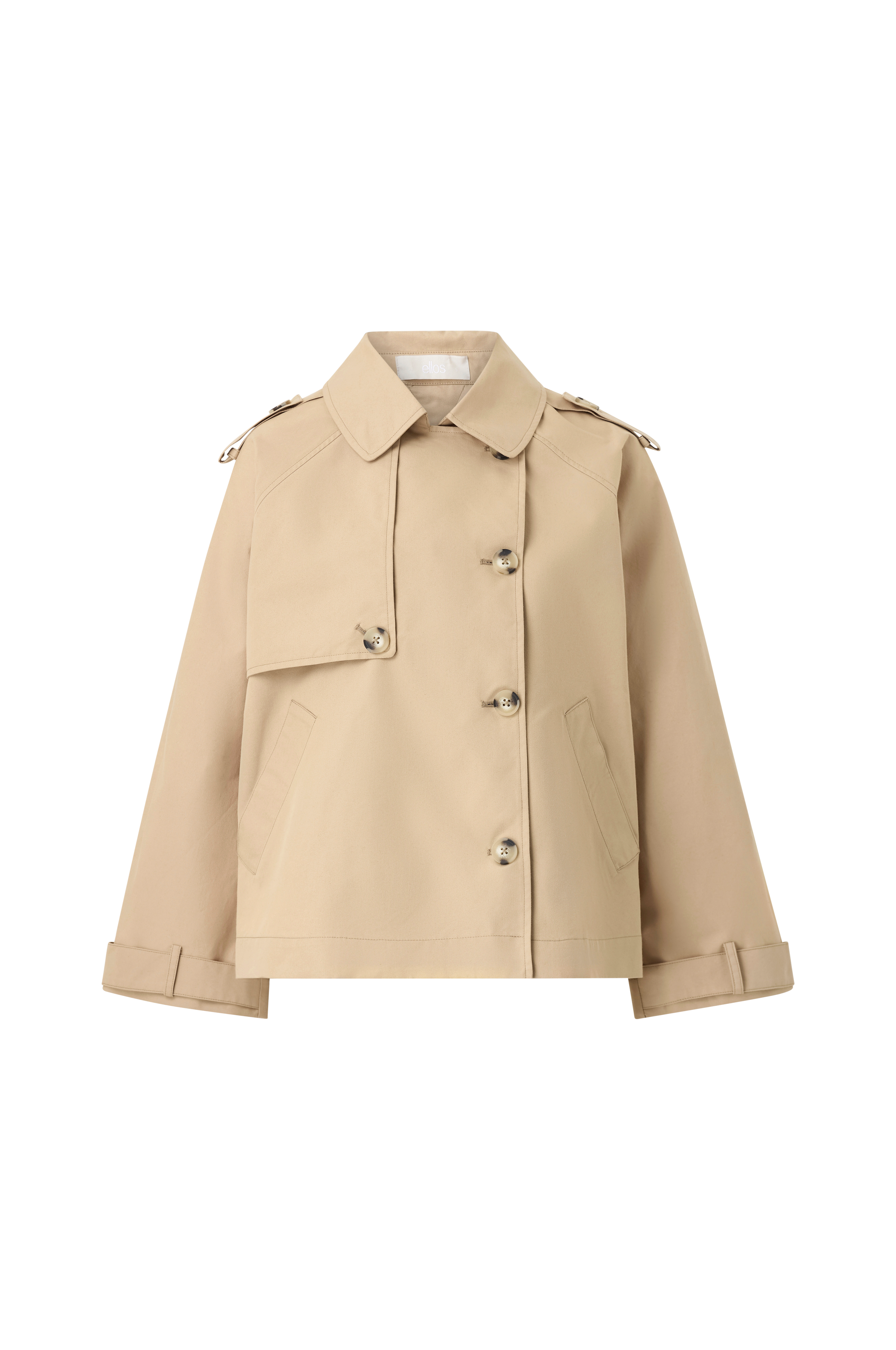 Ellos Kort trenchcoat - Beige - Jackor | Ellos.se