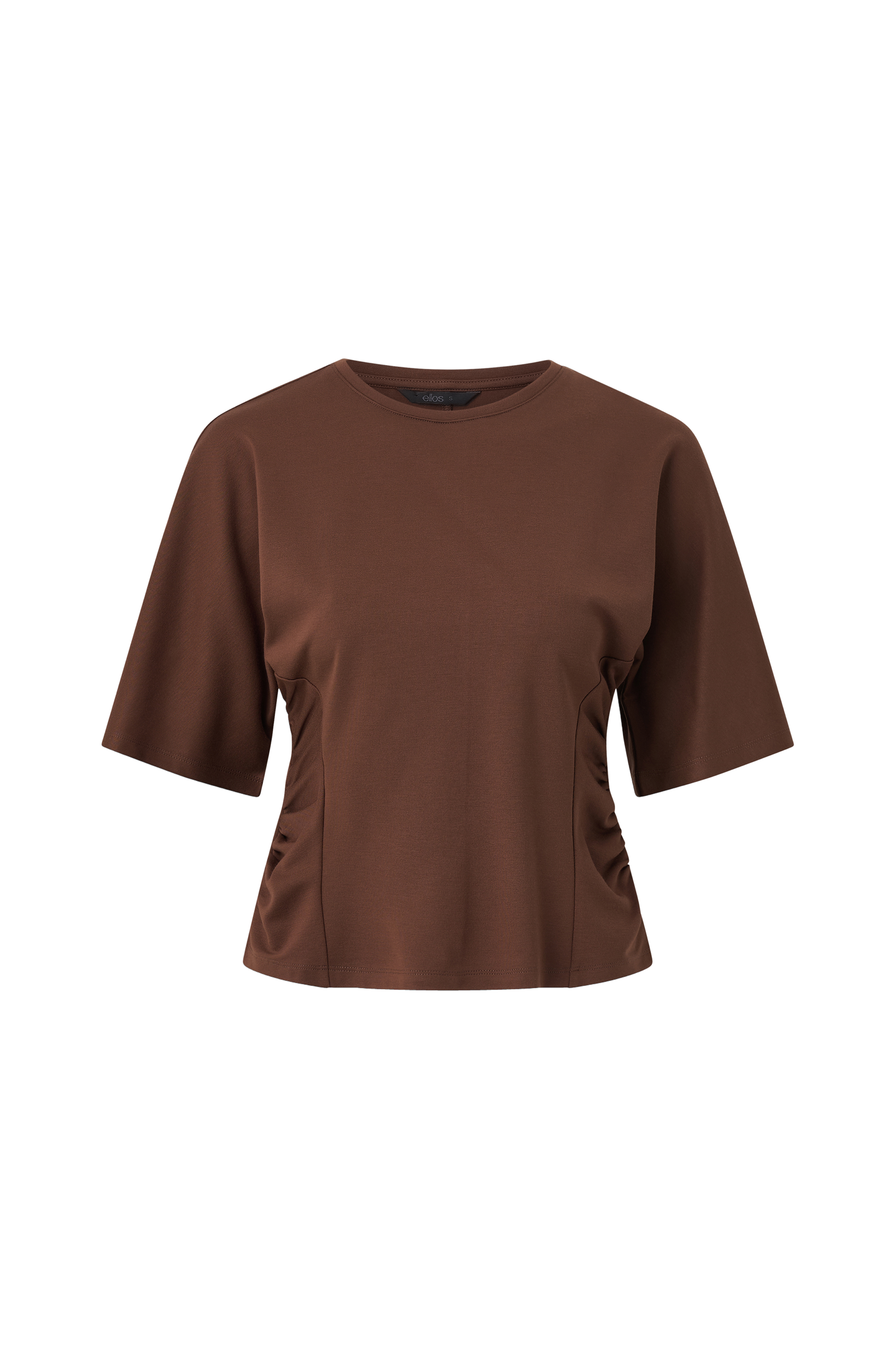 Ellos Topp med draperade detaljer - Brun - Toppar | Ellos.se