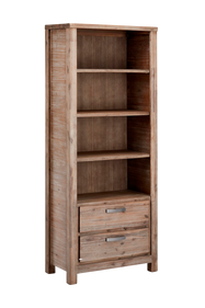 Kirjahylly Alaska 80x40x200 Cm Ruskea Huonekalut Homeroom