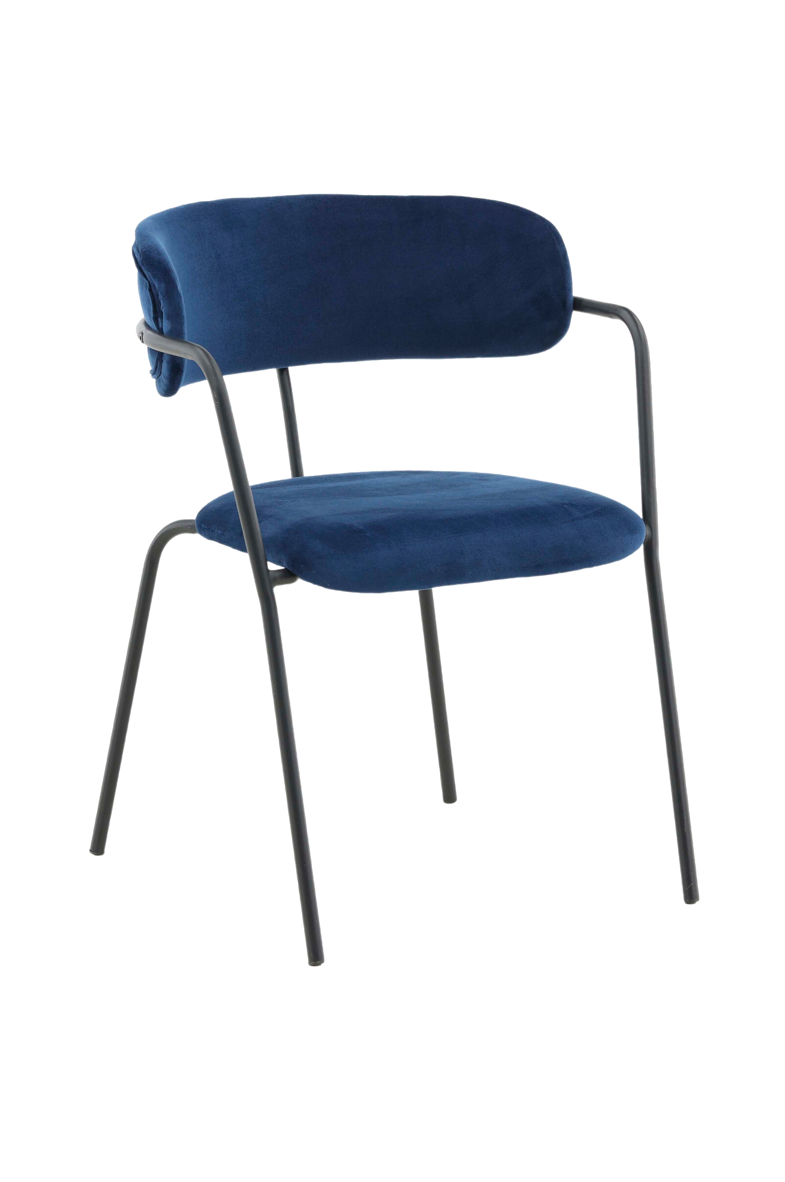 Matstol Arrow Sammet, 2-pack - Blå - Möbler | Homeroom