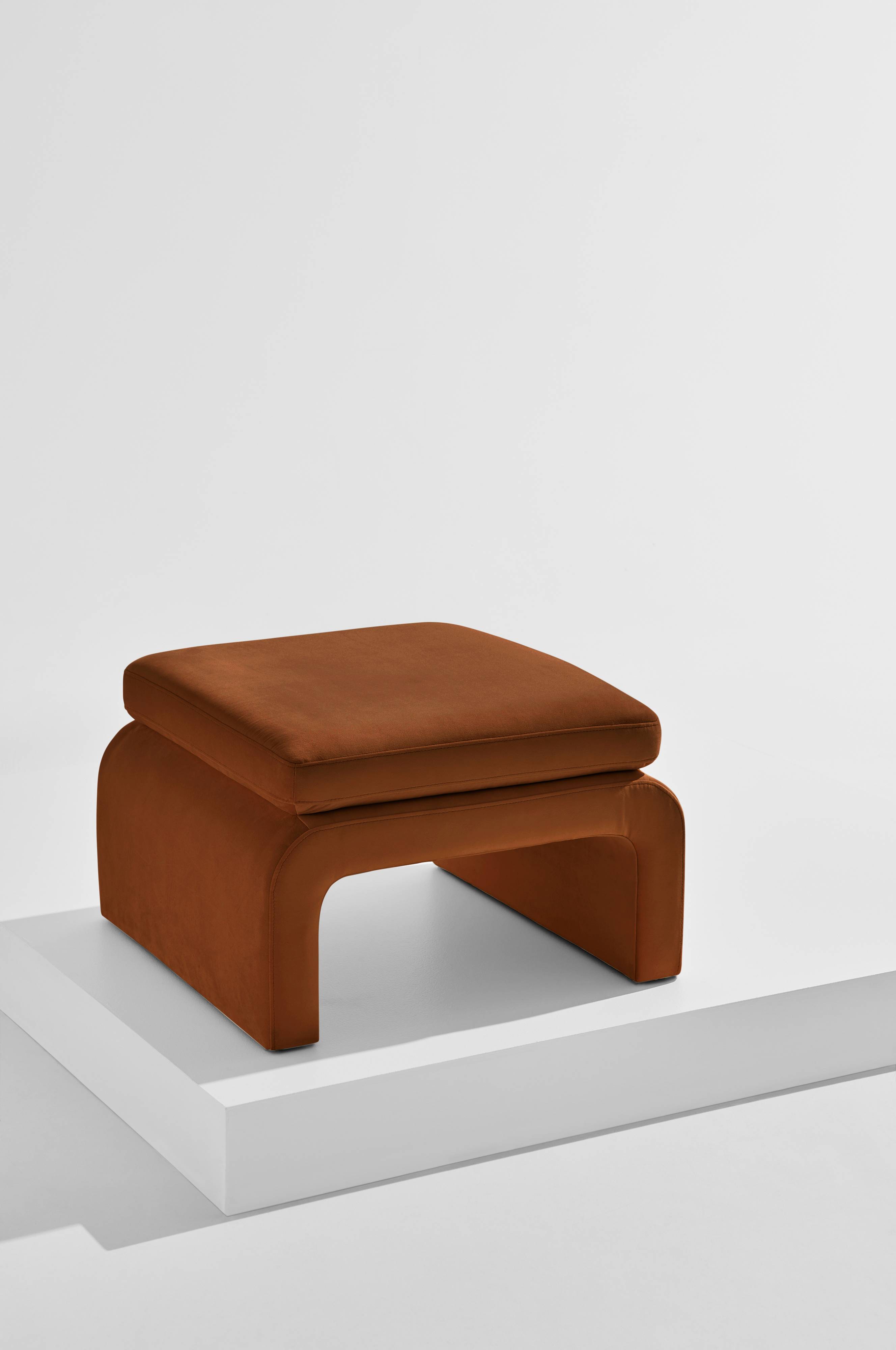 Mika puff 70x68 cm - Brun - Møbler | Homeroom