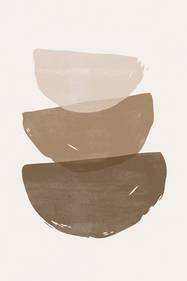 Juliste Brush Strokes Beige Sisustus Homeroom