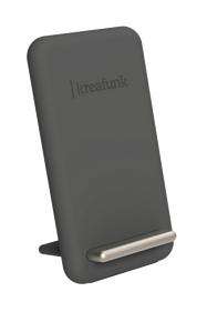 Kreafunk Tr dl s Opladningsholder ReCHARGE Sort Mobiltilbeh r