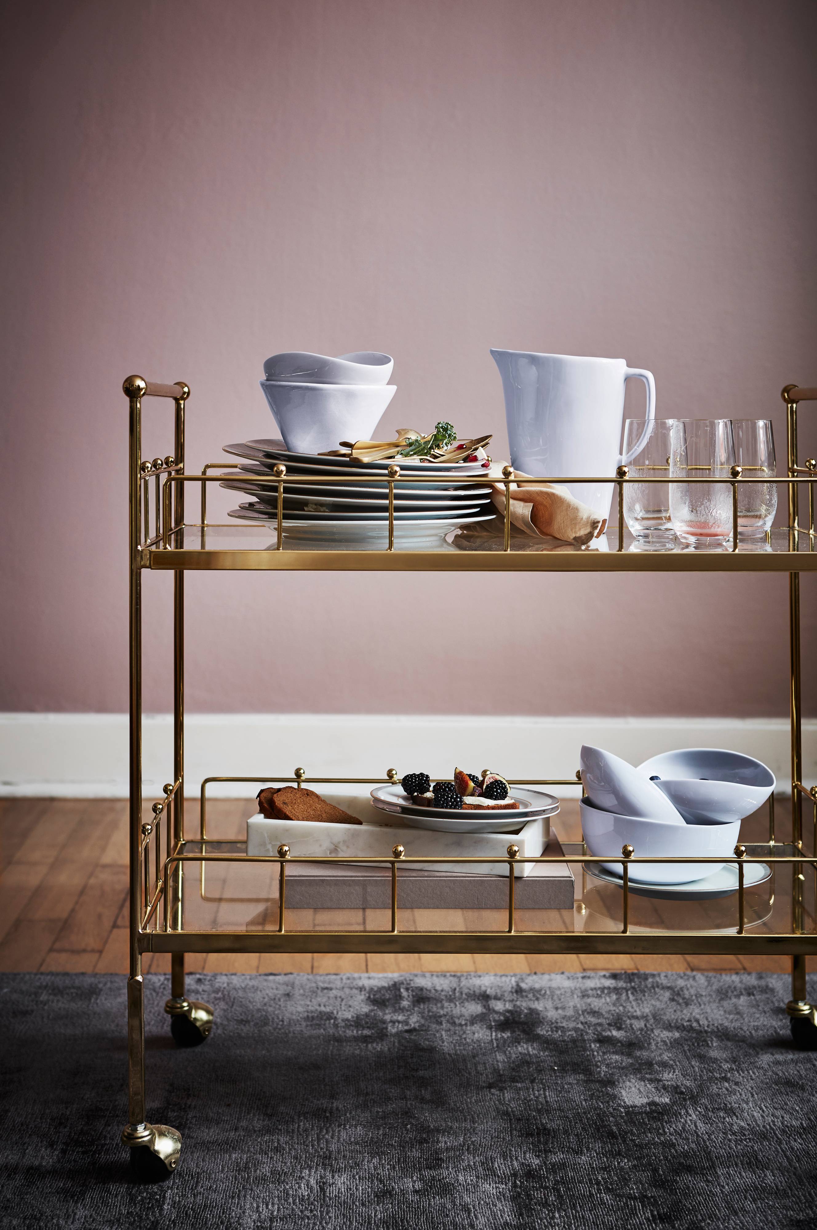 Jotex ROSKILDE trillebord - Kobber - Møbler - Homeroom.no