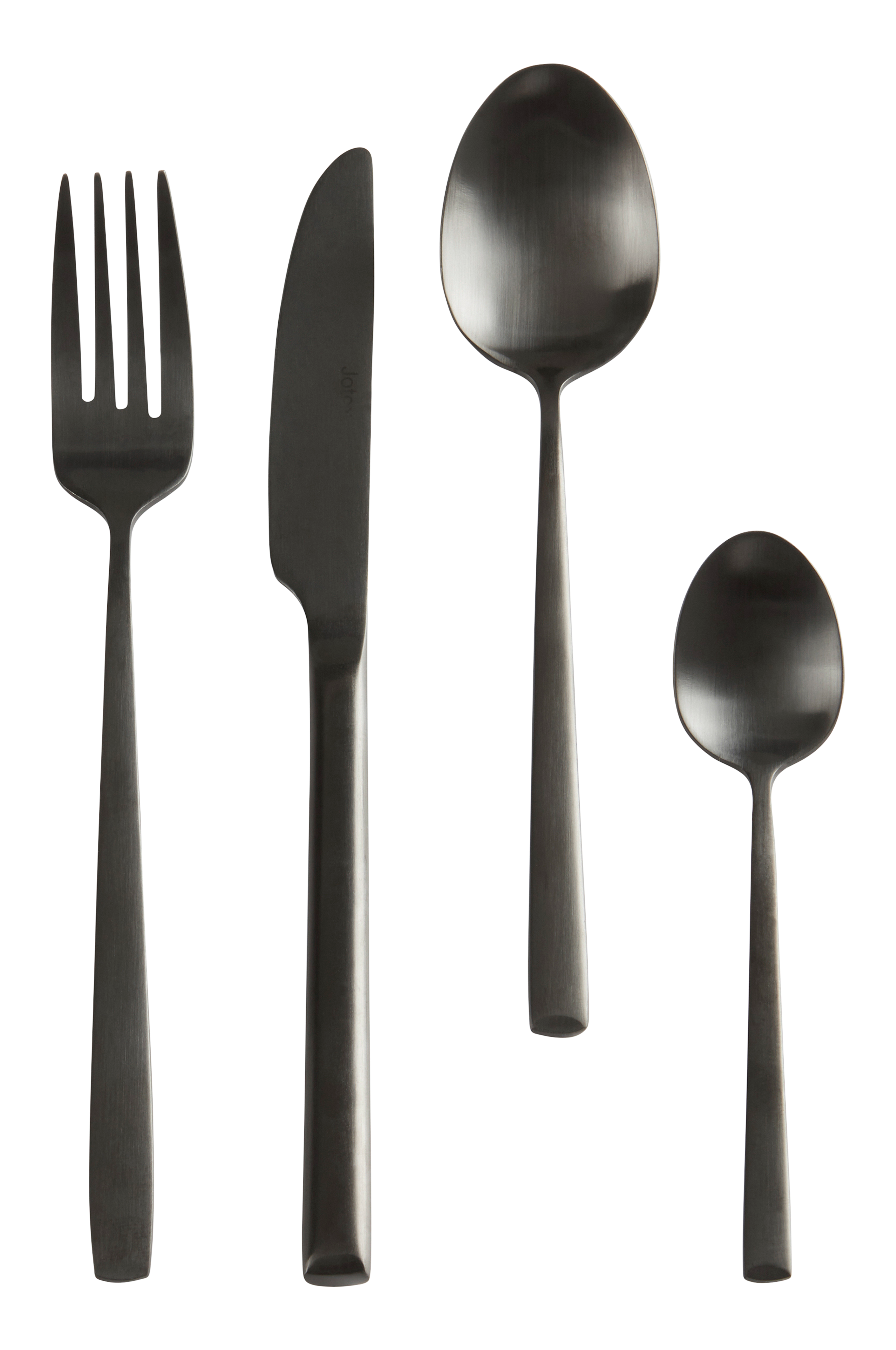 SIMPLICITY bestickset 16 delar - Svart - Kök & dukning | Jotex