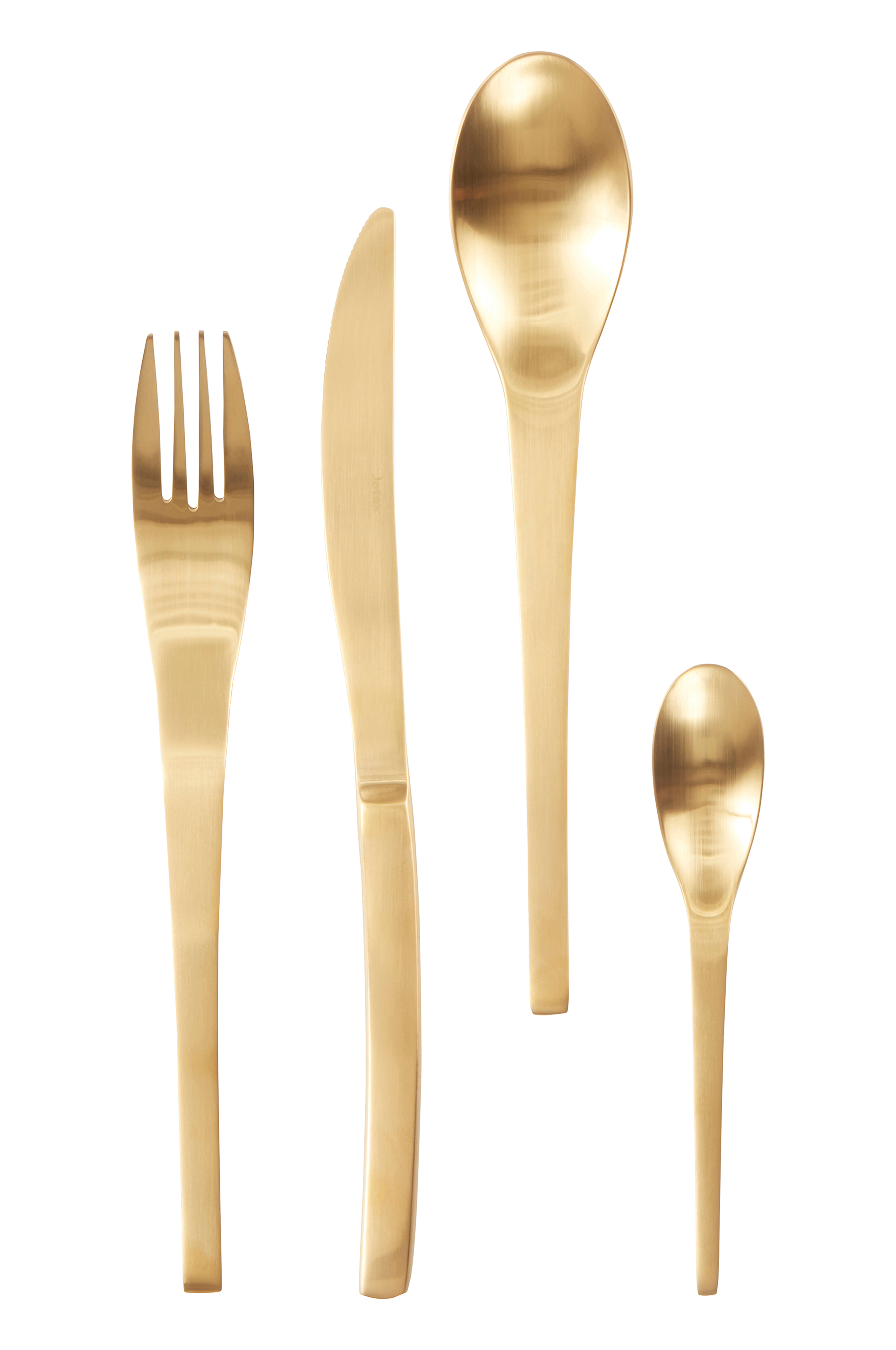 NIA bestikk 16 deler - Gull - Kjøkken & borddekking | Jotex