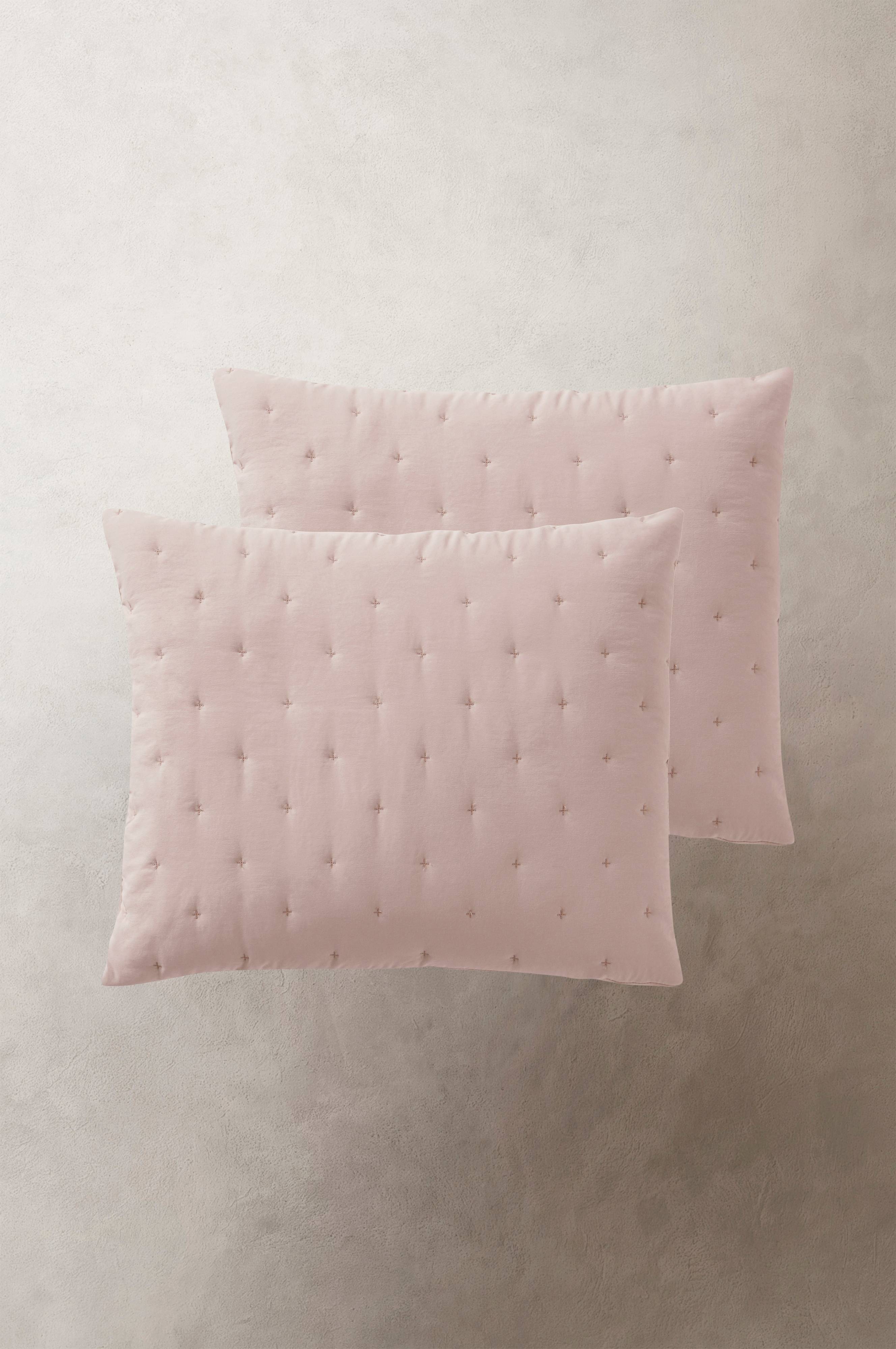 CALM pudebetræk 2-pak 60x50 cm - Rosa - Puder & plaider | Jotex