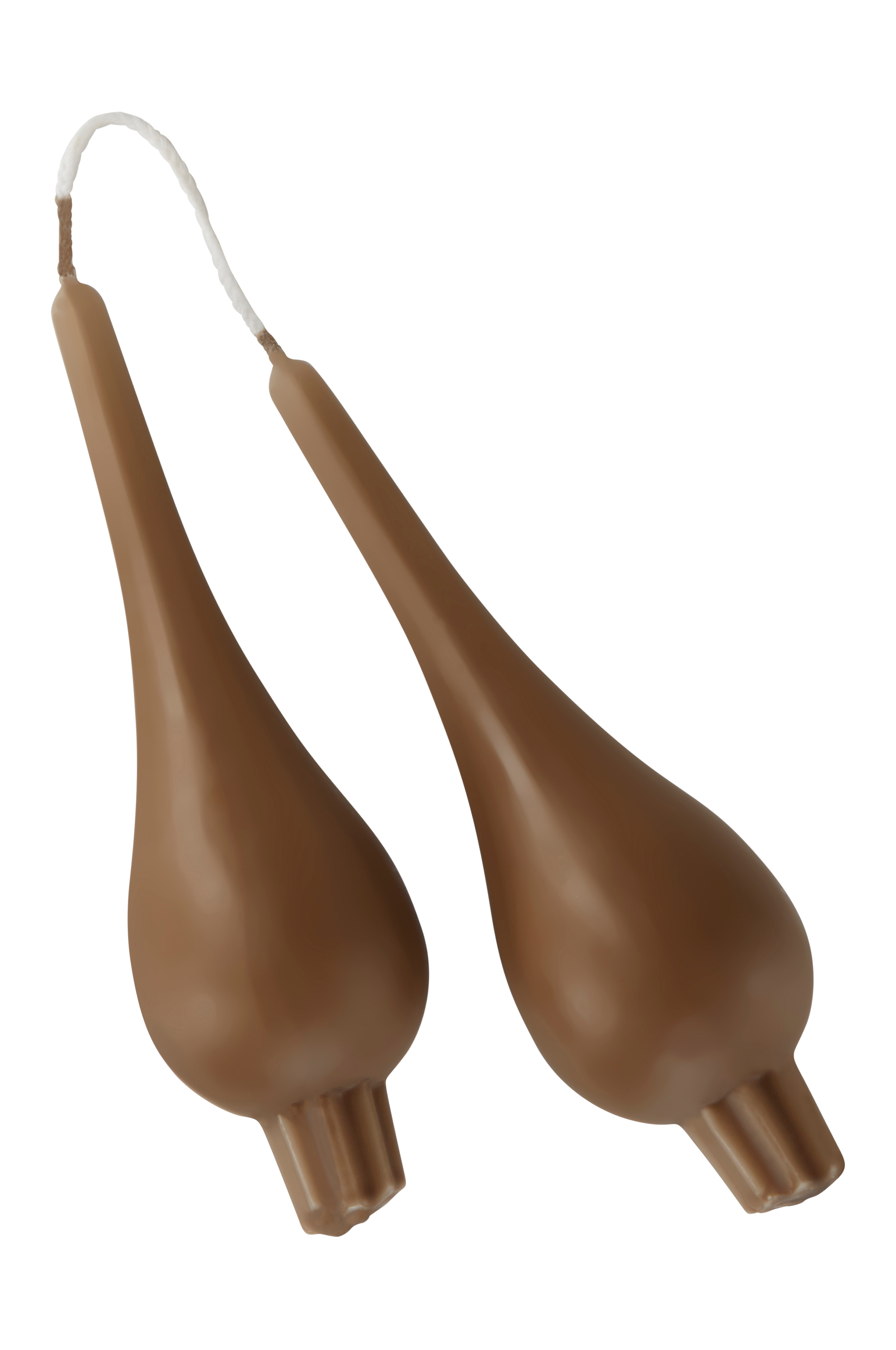 DROP MATT droppljus 2-pack - höjd 18 cm - Natur - Dekoration | Jotex