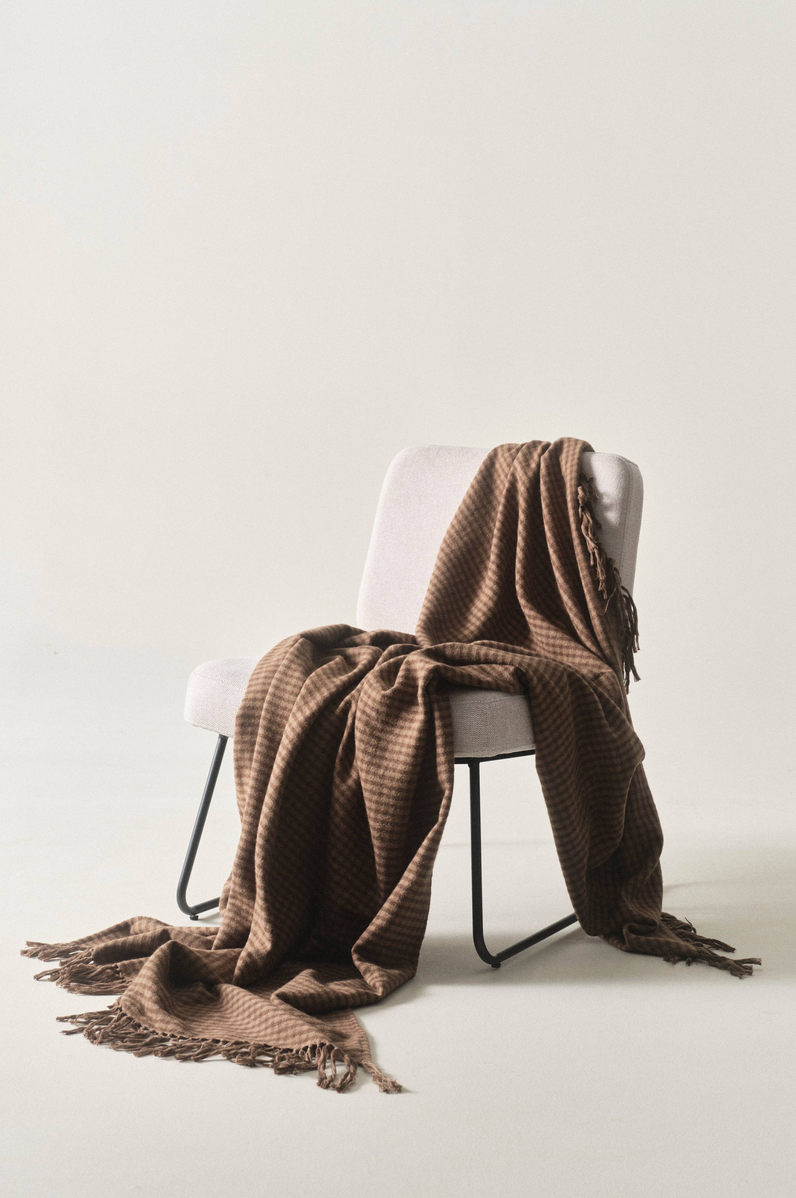 RYLIE plaid - Brun - Puder & plaider | Jotex