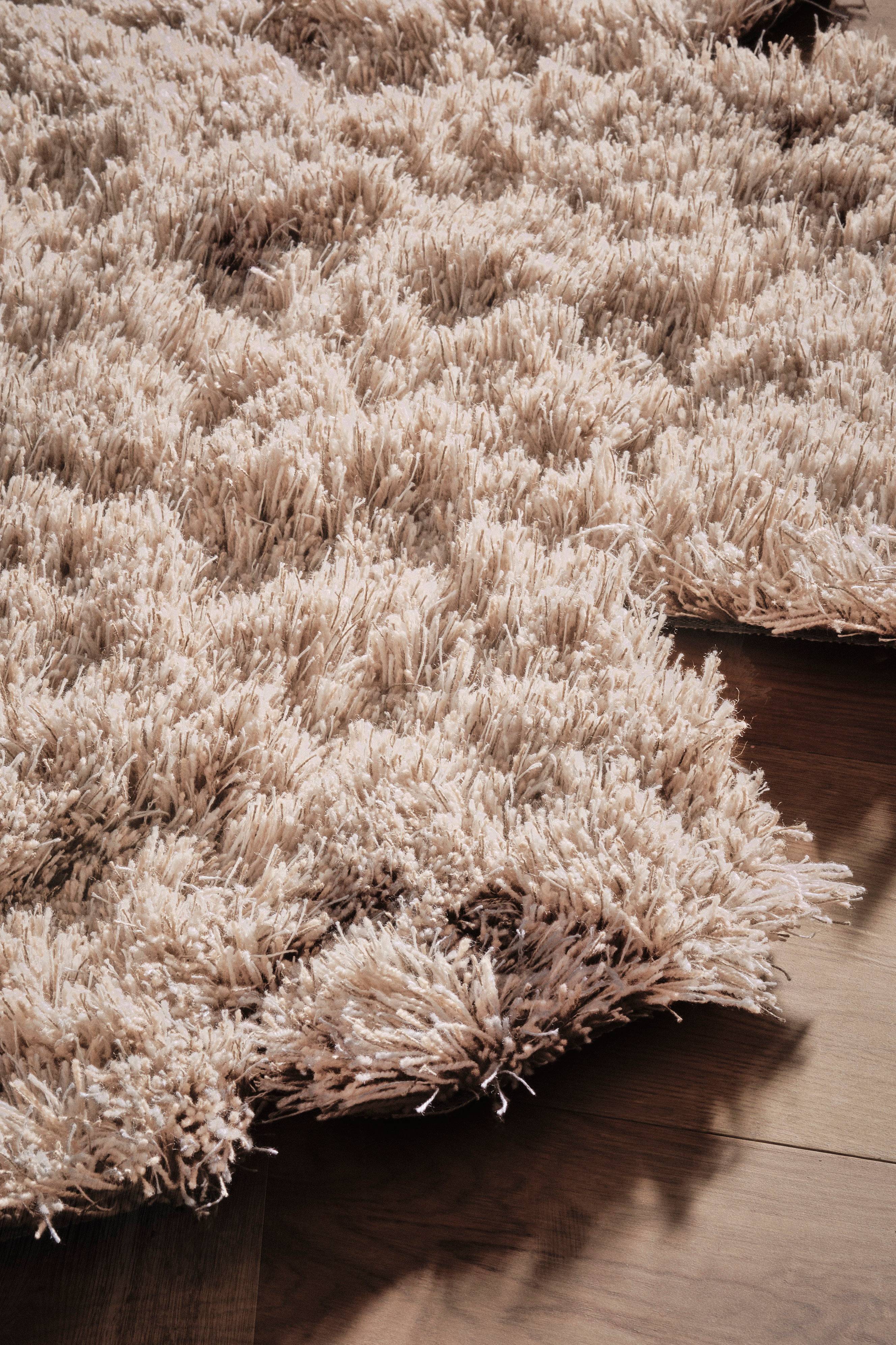 RHO Wollteppich Ø 120 cm - Beige - Teppiche | Jotex