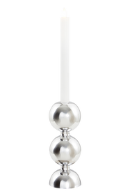 SATINE 2 1 2 Kerzenhalter Silber Dekoration Jotex