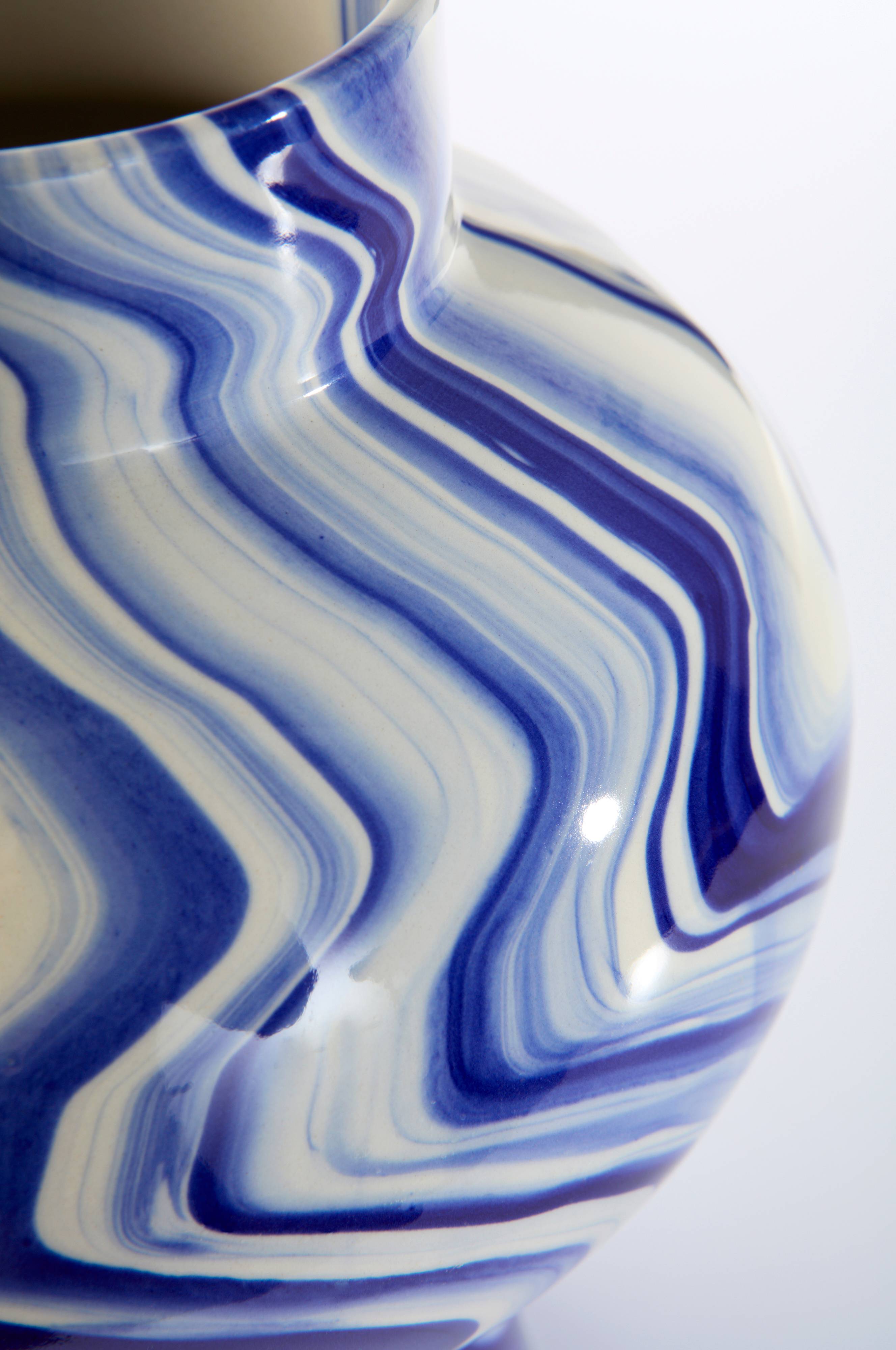 Blue Wave Vase