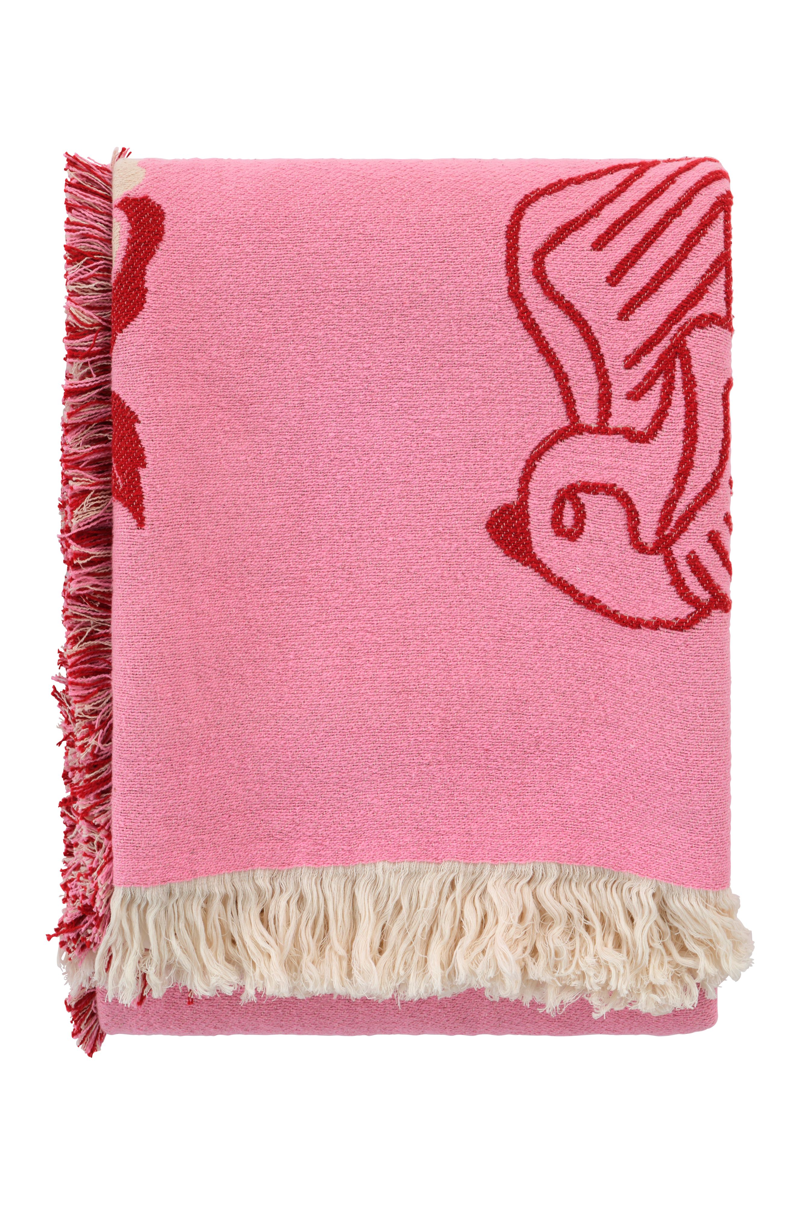 KITSCH pledd 130x170 cm - Rosa - Puter & pledd | Jotex