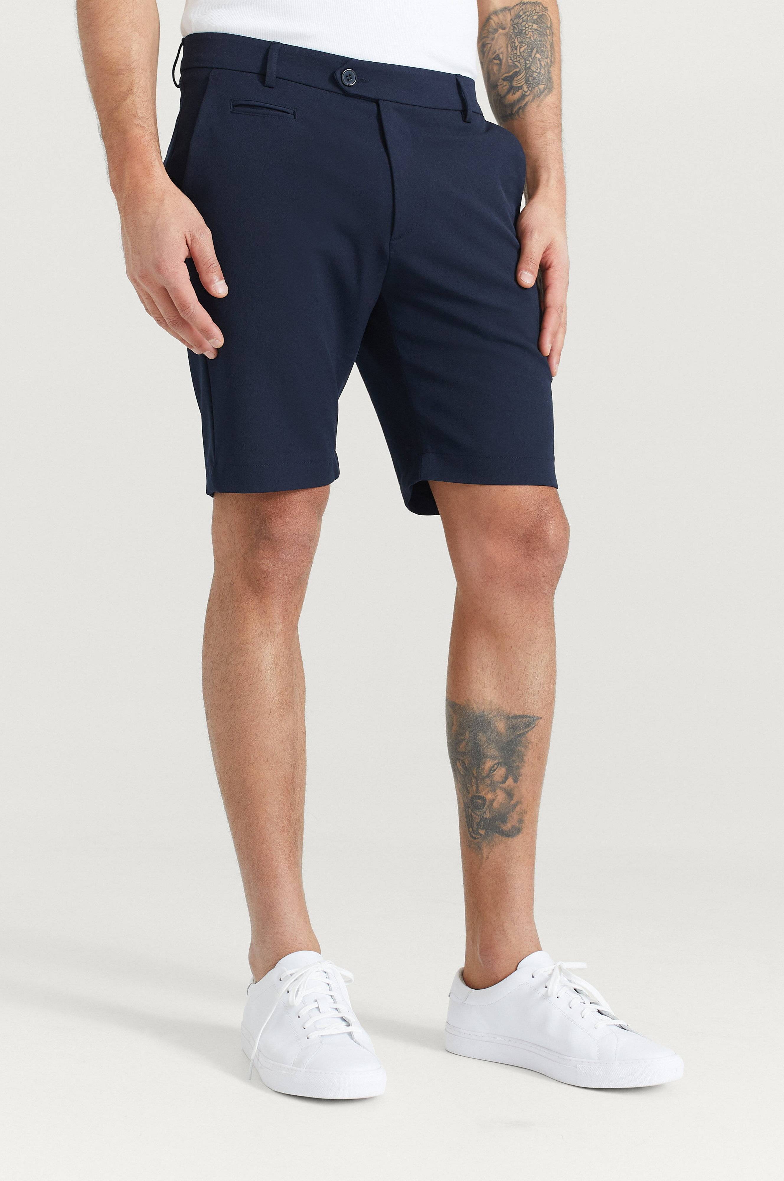 Les Deux Shorts Como Light Shorts - Blå - Klær- Stayhard.no